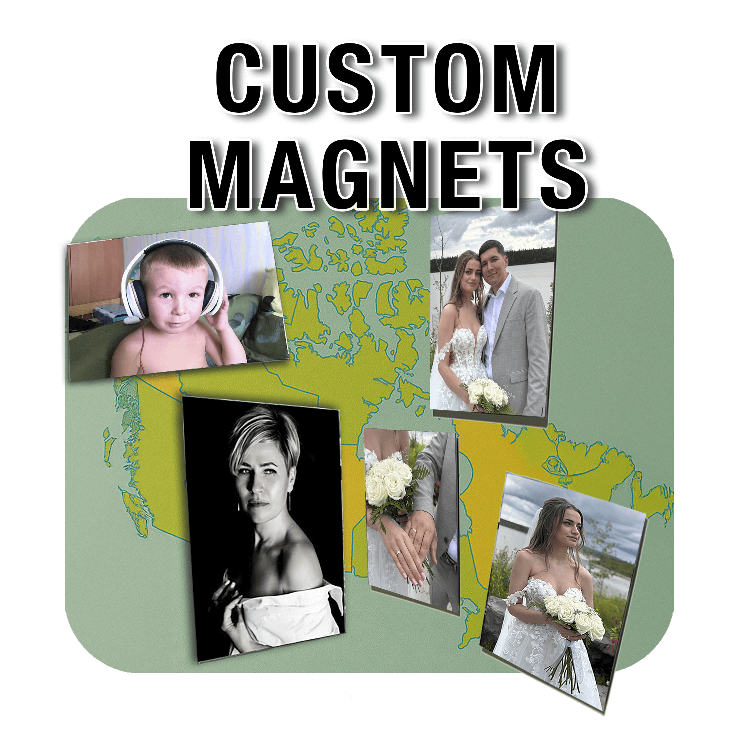 Custom Photo Magnets Canada | Personal Photo Magnets – Your iDeas Shop